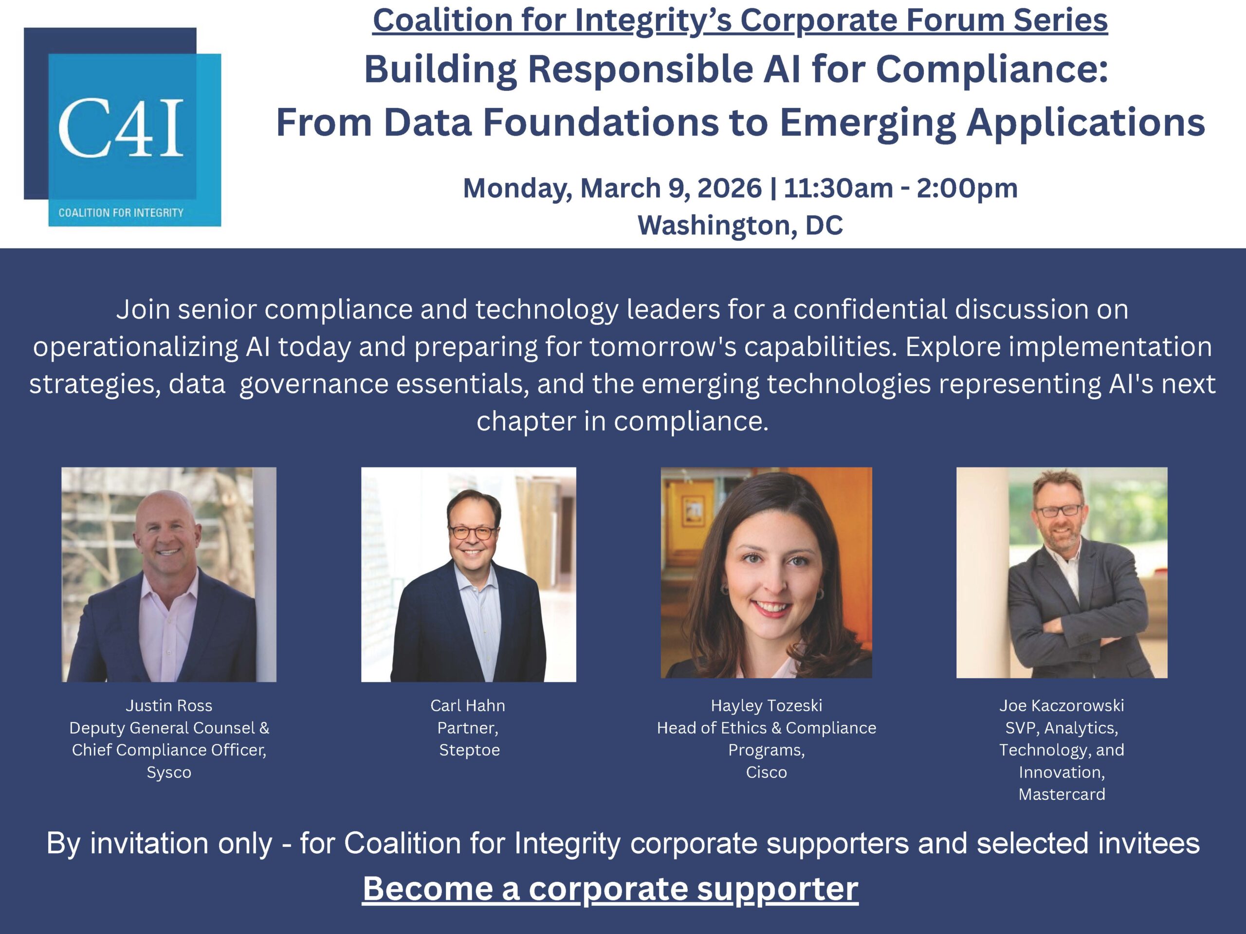 March 9, 2026 Corporate Forum - Building Responsible AI for Compliance ...